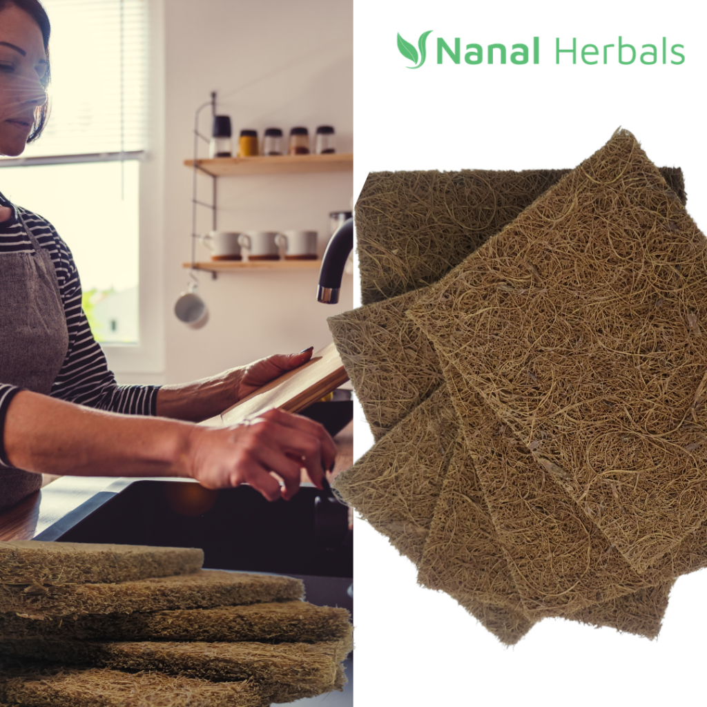 Coconut coir scrubber – Nanal Herbals